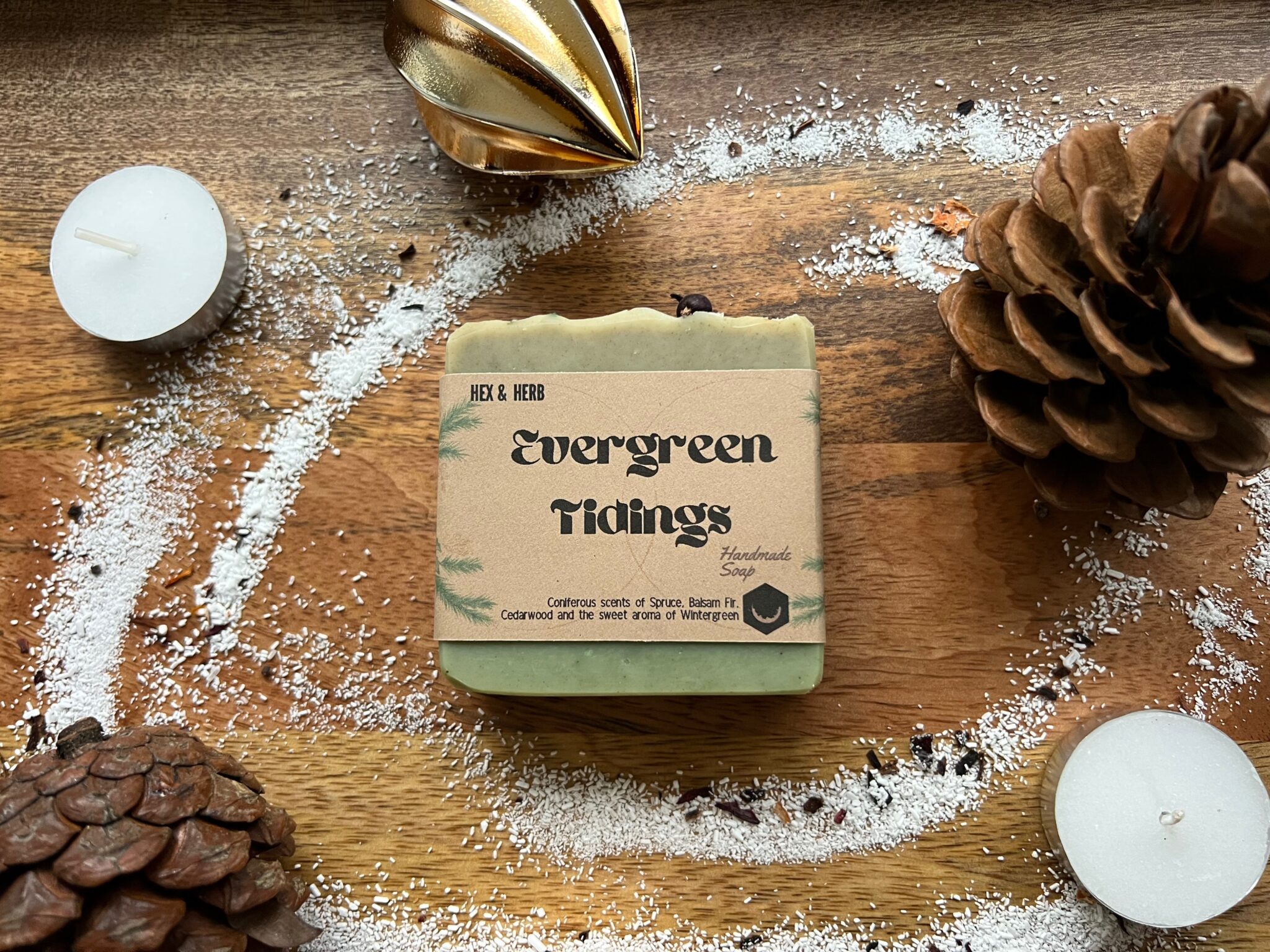 Christmas Soap Gift Pack • Natural Handmade Soap • 6 Bars – Hex and ...