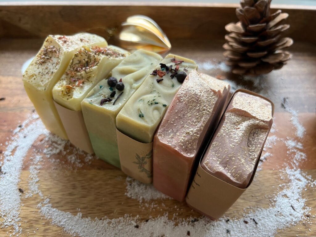 Christmas Soap Gift Pack • Natural Handmade Soap • 6 Bars – Hex and ...